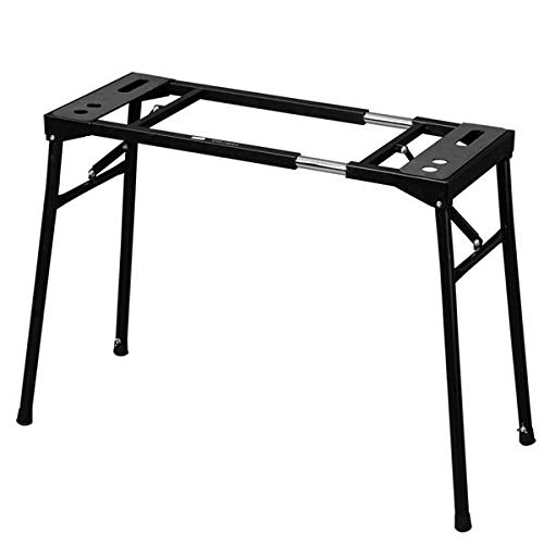 Electronic Keyboard & Piano Accessories Glarry Foldable Retractable Portable Electronic Keyboard Stand