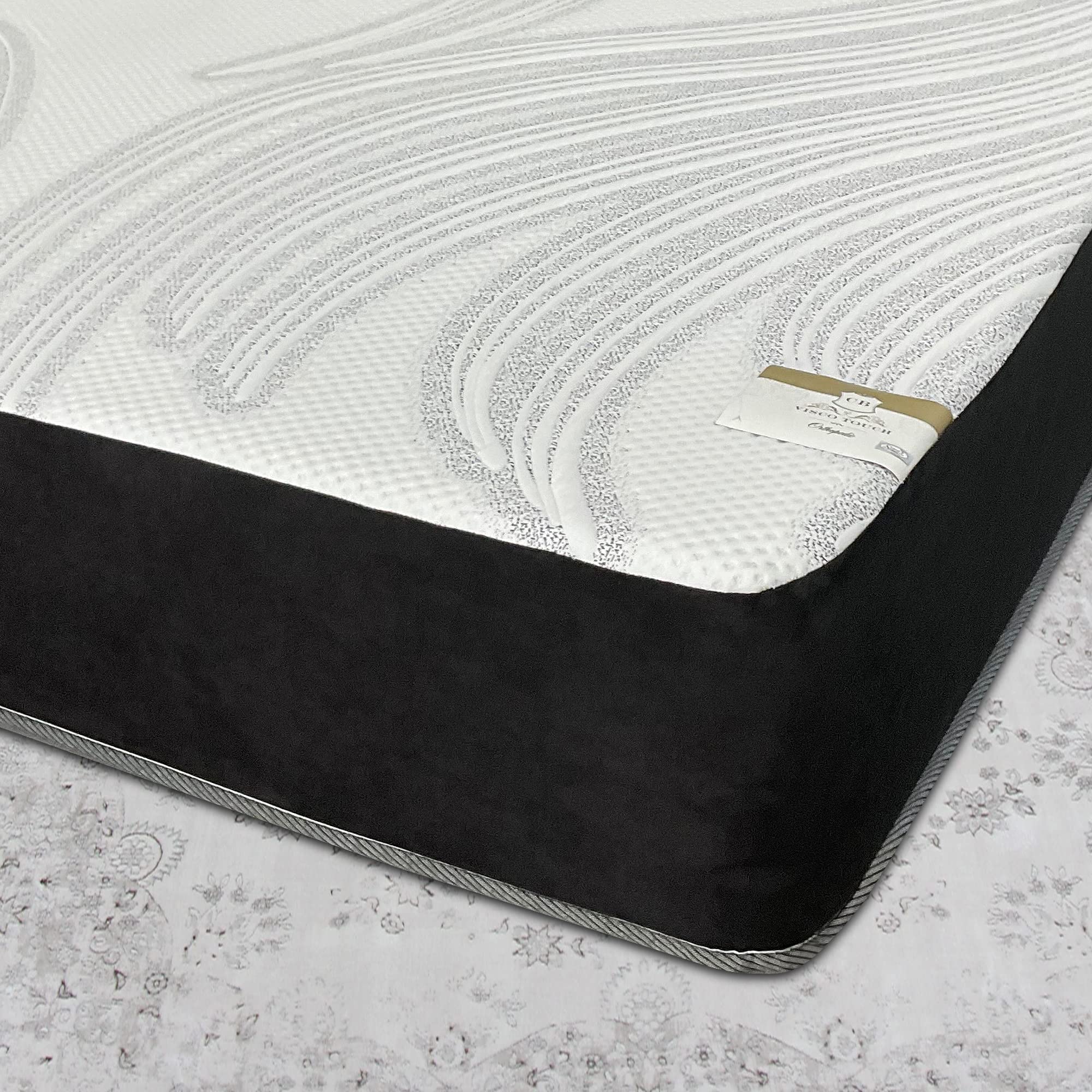 Nutan 10" Plush Gel Memory Foam Mattress with Box Spring for Ultimate Comfort, Help Maintain Sleeping Position and Posture, Complete Body Support at Every Side, Full XL