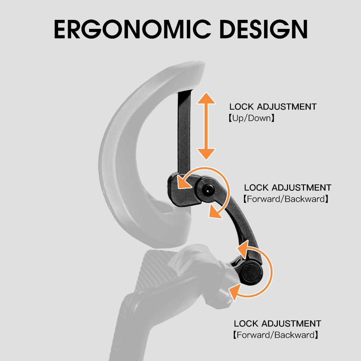 The Office Chair headrest Attachment, can Adjust Height, inclination, and Distance Between. The mesh headrest is Suitable for Ergonomic Office Chairs,Please Confirm The Size Before Purchase