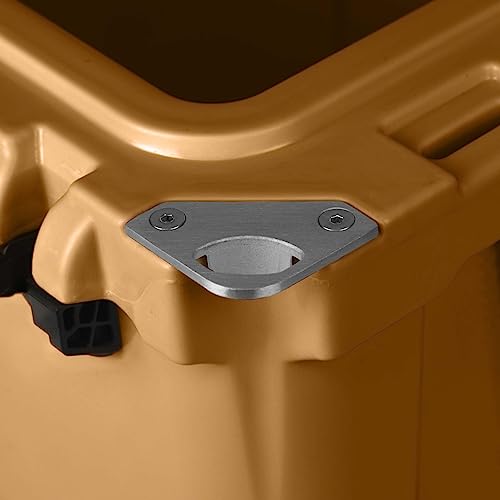 Driftsun 20-Quart Ice Chest, Heavy Duty, High Performance Roto-Molded Commercial Grade Insulated Cooler, Tan