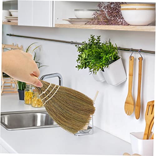 ORFOFE 6 Pcs Kitchen Cleaning Broom Mini Corn Broom Play Heavy-Duty Broom Mini Desk Broom Hand-Made Broom Home Sweeping Broom Cleaning Kit House Cleaning Supplies Whisk Broom Miscanthus