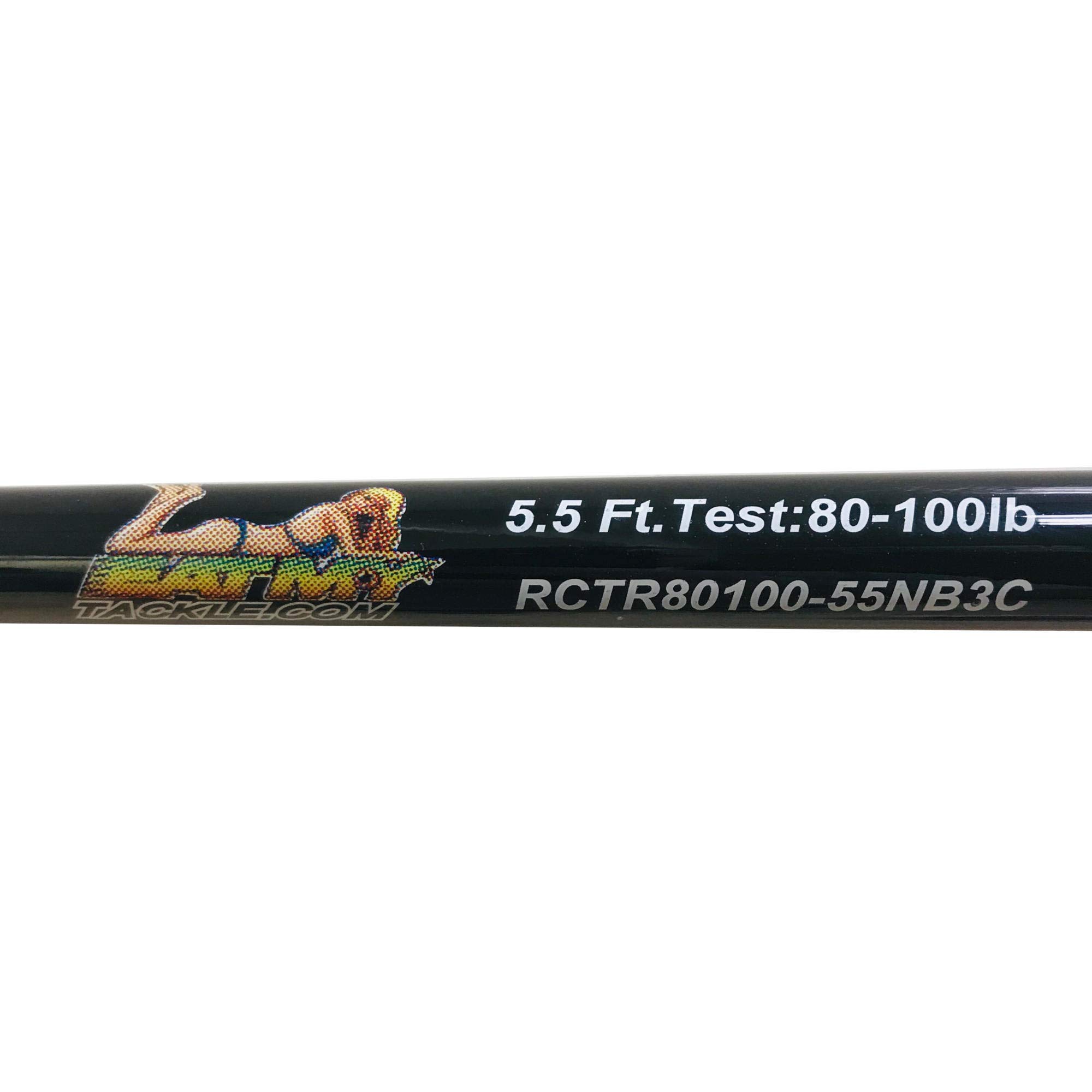 EatMyTackle Bent Butt Saltwater Fishing Rod | Blue Marlin Tournament Edition (80-100lb)