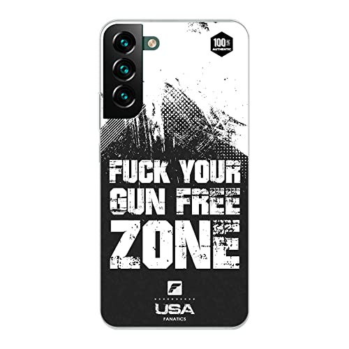 Phone Case Fuck Your Gun Free Zone USA Patriot Design Silicone Transparent - Compatible iPhone and Samsung (Samsung Galaxy A04)