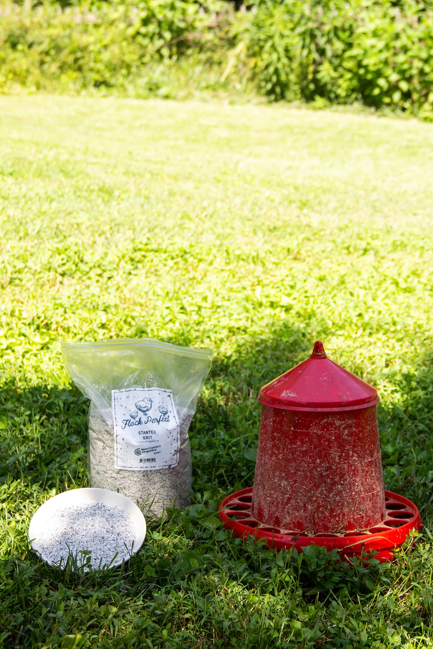 New Country Organics | Flock Perfect Starter Grit for Chicks to Help aid in Digestion | 8 lbs