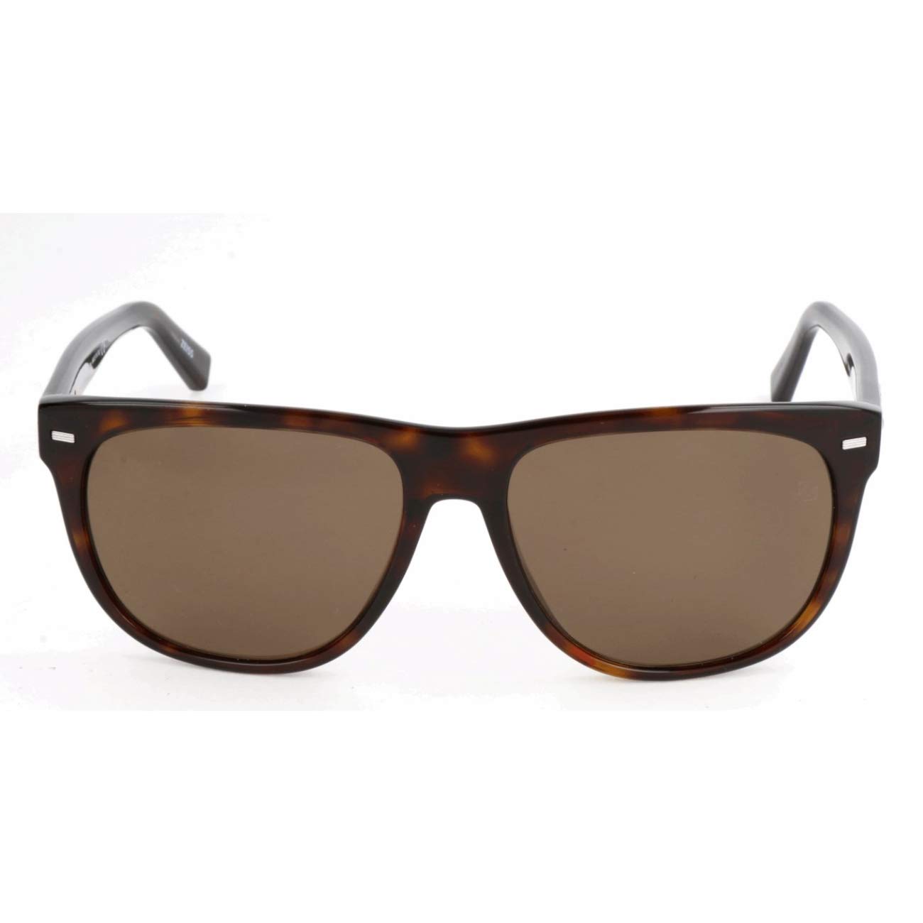 Ermenegildo Zegna EZ0034-52M ACETATE SUNGLASSES Brown, Dark Havana 56MM