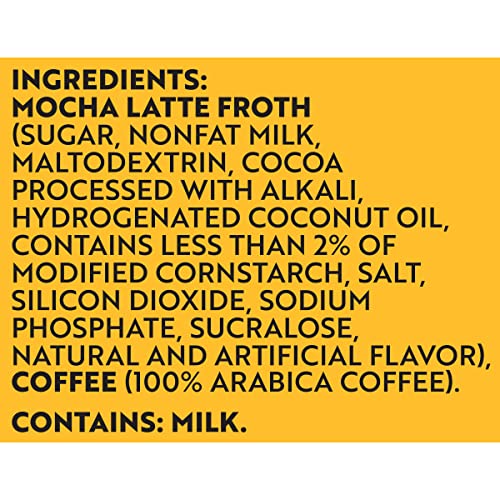 Gevalia, 2-Step K-Cup & Froth Packets, 6 Count, 5.6oz Box (Pack of 3) (Mocha Latte)