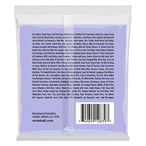 Ernie Ball 6-String Baritone Slinky Nickel Wound Electric Guitar Strings, 13-72 Gauge (P02839)