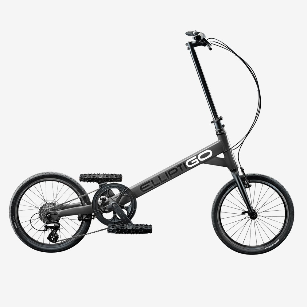 ElliptiGO SUB Outdoor Stand Up Bike and Best Hybrid Indoor Exercise Trainer, Gunmetal