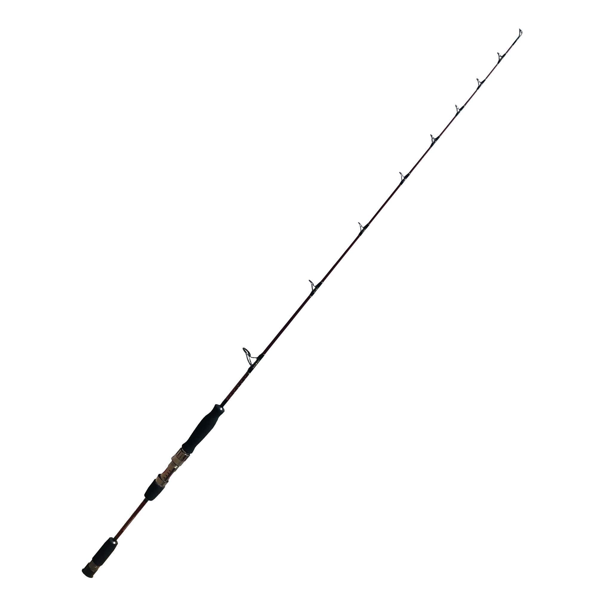 EatMyTackle Snapper Whacker Jigging Rod | Saltwater Fishing Rod (15-20lb. Slow Action, 2pc)