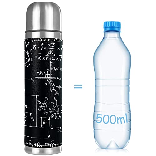 Insulated Water Bottle,Thermos for Hot Drinks,Formula Math Equation,Coffee thermos Stainless Steel Water Bottle