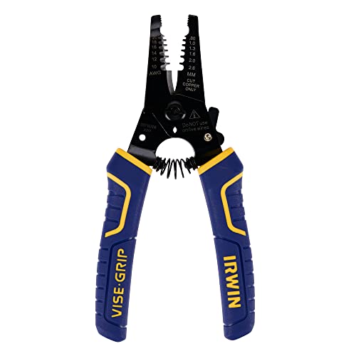 IRWIN VISE-GRIP Wire Stripping Tool / Wire Cutter, 6-Inch (2078316)