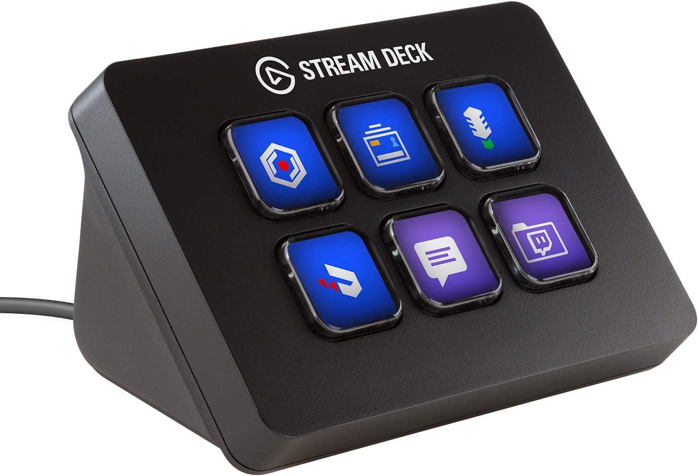 Elgato Stream Deck Mini - Live Content Creation Controller with 6 customizable LCD keys for Windows 10 and macOS 10.11 or later and Elgato Game Capture HD60 S - Stream.
