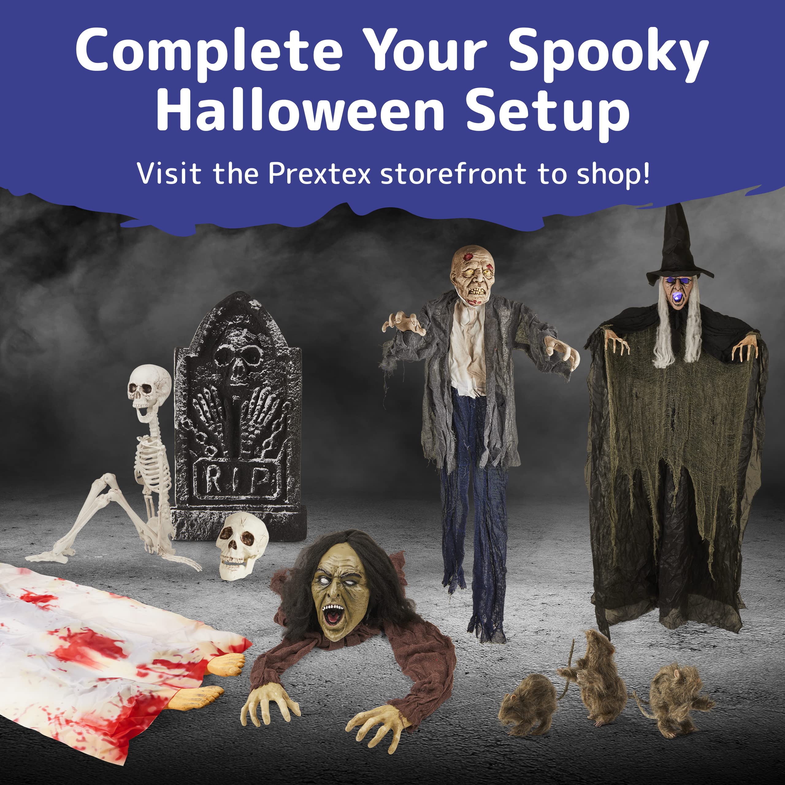 Halloween 5 Ft. Long Back From the Grave Dead Body for Creepiest Haunted House Decor - Halloween Prop Decorations - Cemetery Halloween Decorations and Outdoor Scary Props