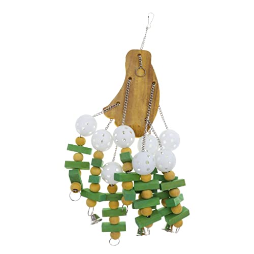 KLKCMS Bird Knots Block Chewing Toys for Large Parrots