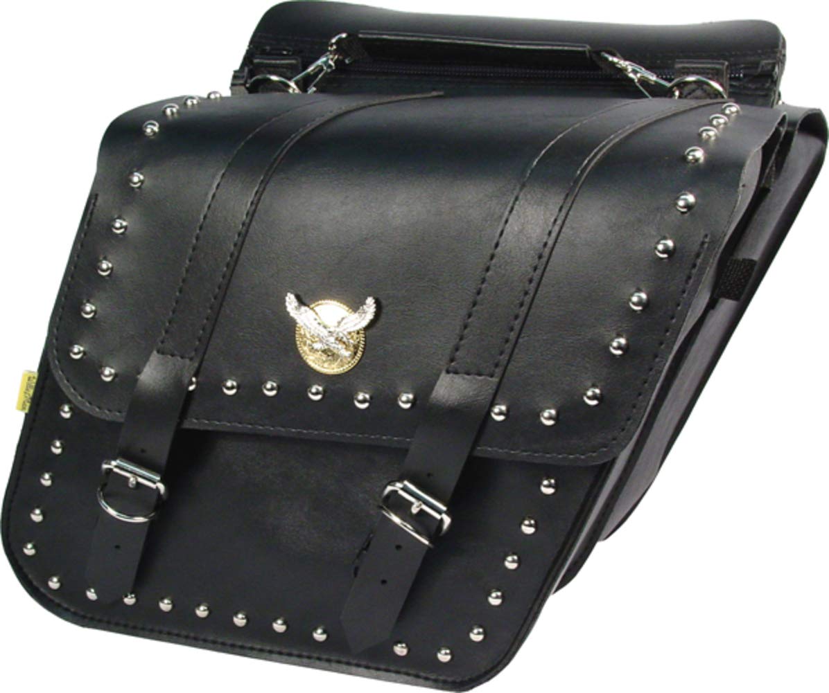 Dowco SB703 Studded Standard Slant with Concho Bag - 14in. x 12in. x 5 1/2in.