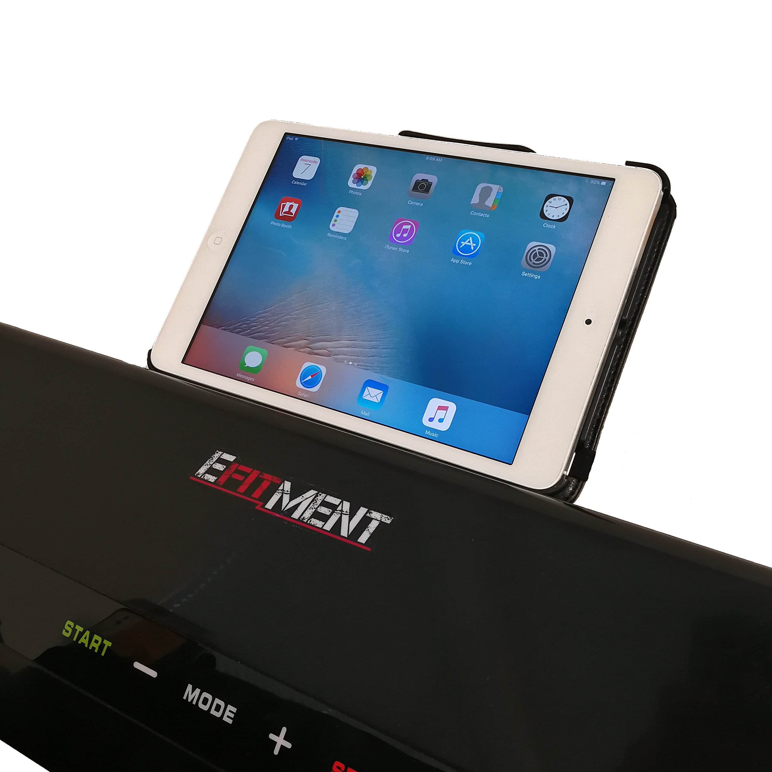EFITMENT Slimline Motorized Treadmill with Bluetooth, Folding and Incline for Running (Slimline)