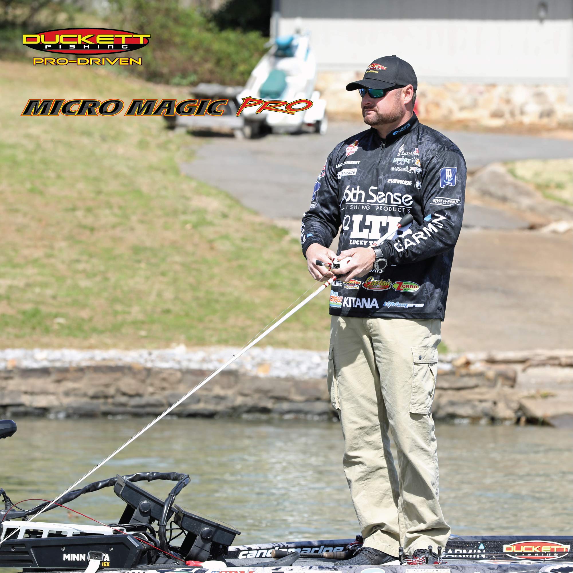 Duckett Fishing DFMP70MH-C Micro Magic ProCast Medium/Heavy Action Rod with Split Grip, 7'