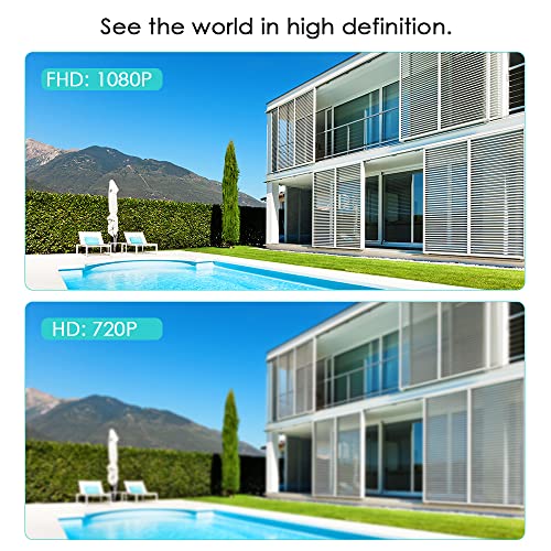 EVERSECU 1080P 2.0MP Wireless Light Bulb PTZ Security Camera with E27 Connector, Motion Auto Tracking, Two Way Audio, Night Vision, Tuya Smart Life App WiFi IP PTZ CCTV Camera