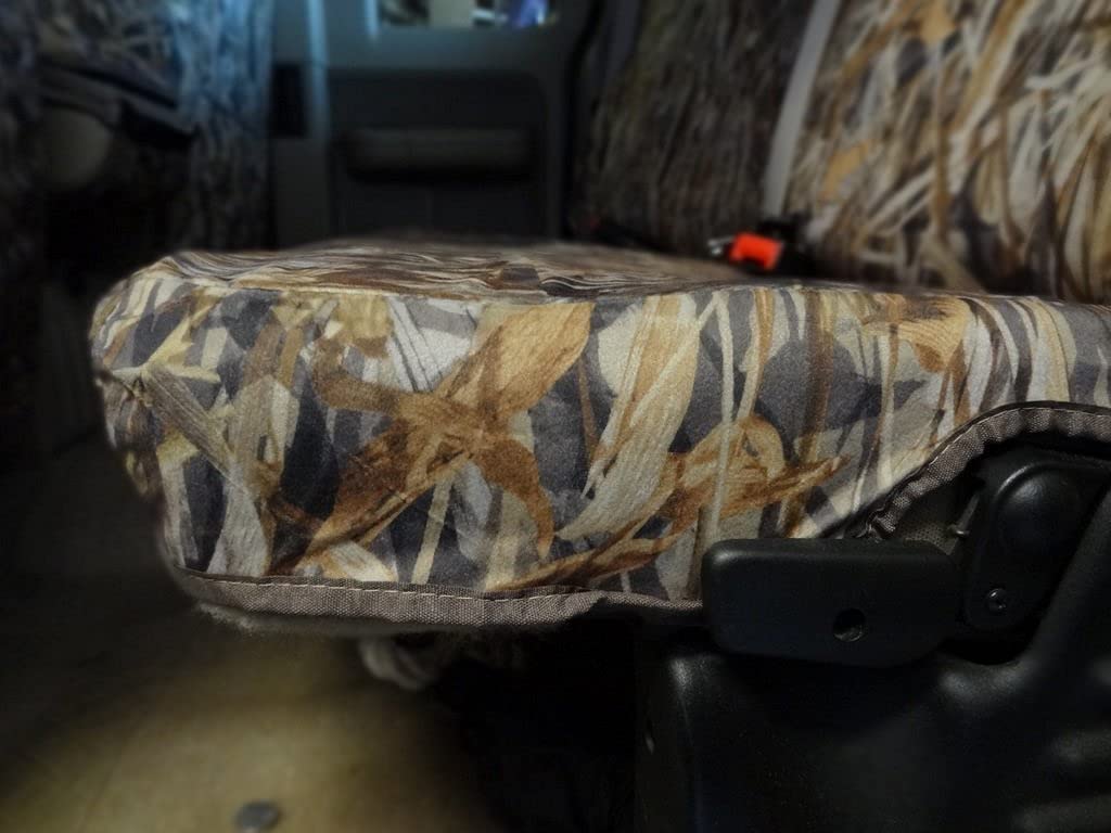 Durafit Seat Covers, FD9 SA-C, 2004-2008 Seat Covers Made for F150 XLT Super Cab Complete Front and Rear Seat Set in Custom Waterproof Savanna Camo Endura