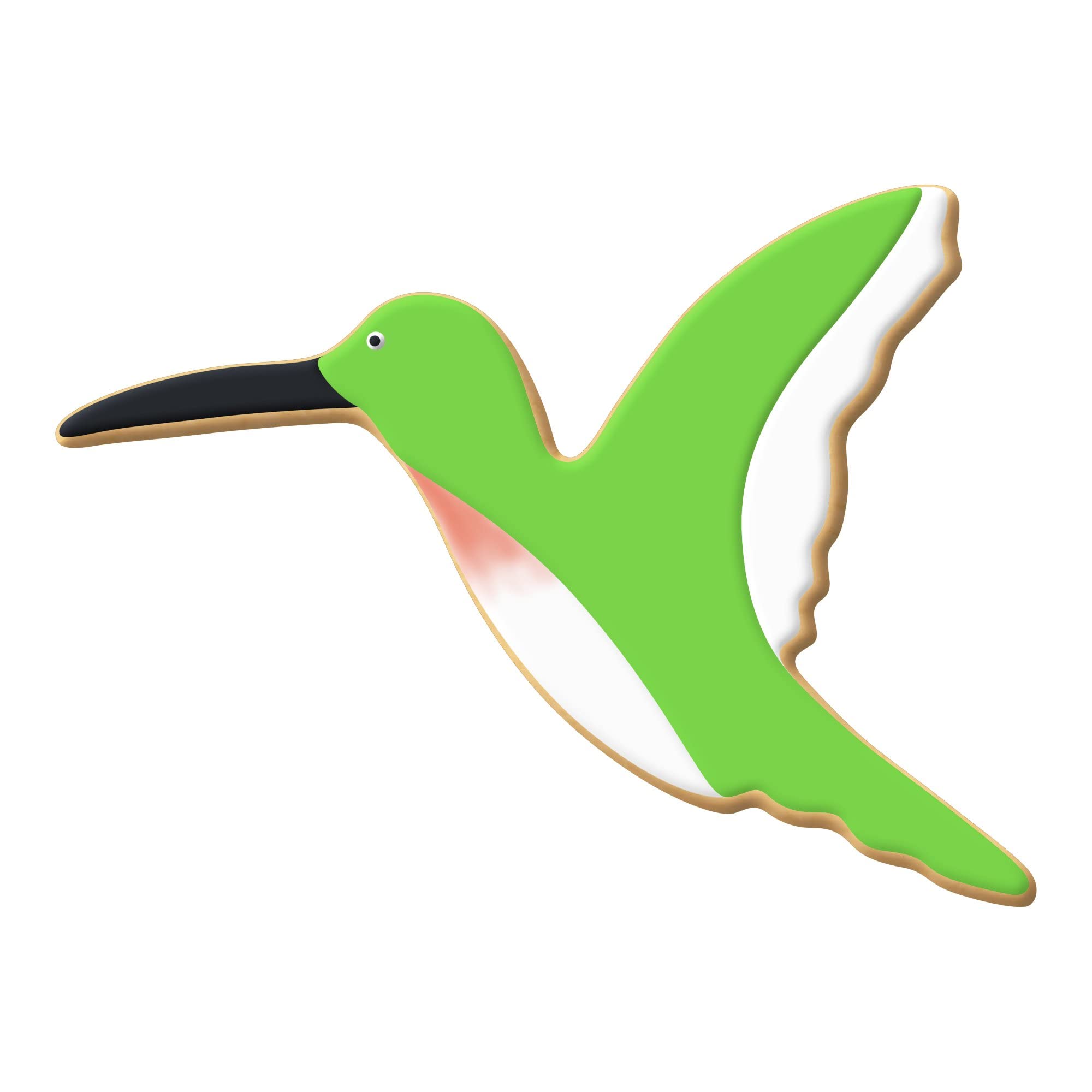 Hummingbird Cookie Cutter 3.5 Inch - Made in the USA β Foose Cookie Cutters Tin Plated Steel Hummingbird Cookie Mold