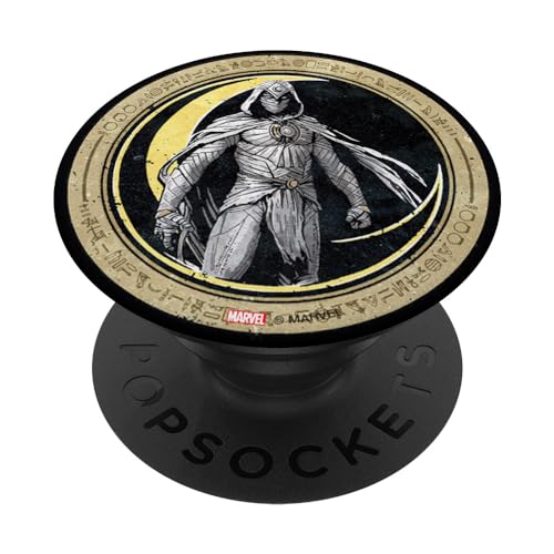 Marvel Moon Knight Crescent Egyptian Hieroglyphs PopSockets Standard PopGrip