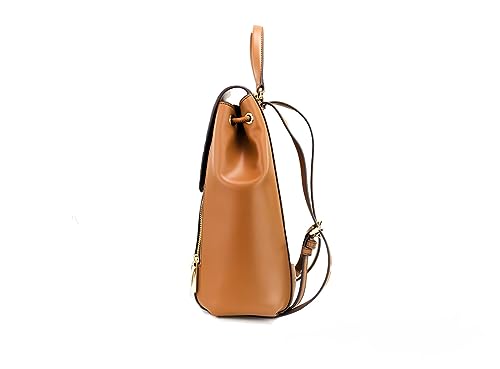 Michael Kors Phoebe Medium Zip Pocket Backpack Brown MK Signature
