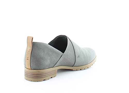 Dr. Scholl's Shoes Women's Retrograde Loafer, Steel Grey Microfiber, 9 US