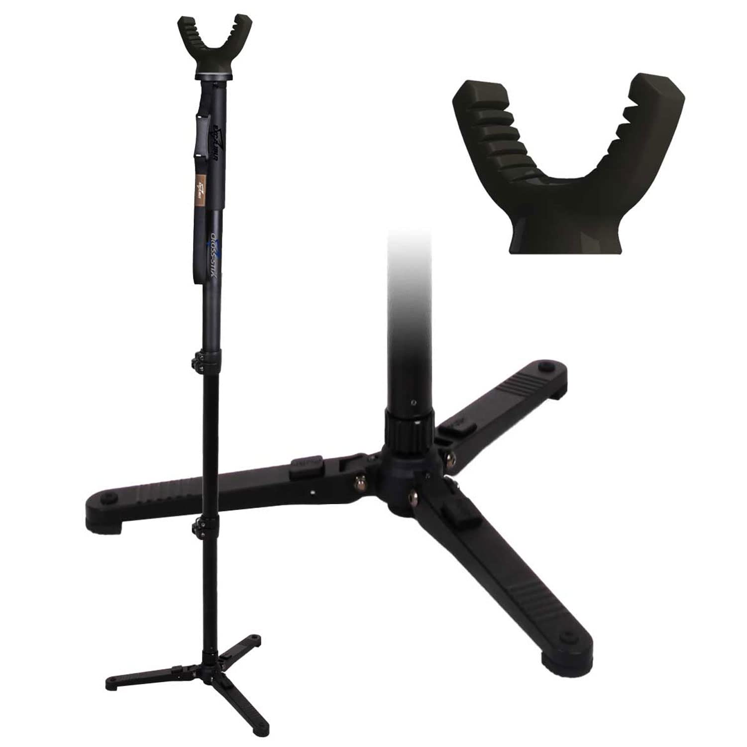 EXCALIBUR Cross-Stix Archery Hunting Durable Versatile Adjustable Height Aluminum Monopod/Tripod Crossbow Shooting Stabilizer