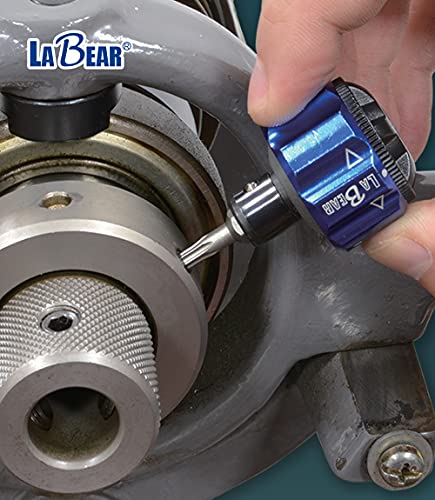 LABEAR 11pcs 1/4" DR Palm Ratchet kit, Mini Ratchet,Finger Ratchet,Gear Ratchet, Screwdriver Bits with Philips,Slotted