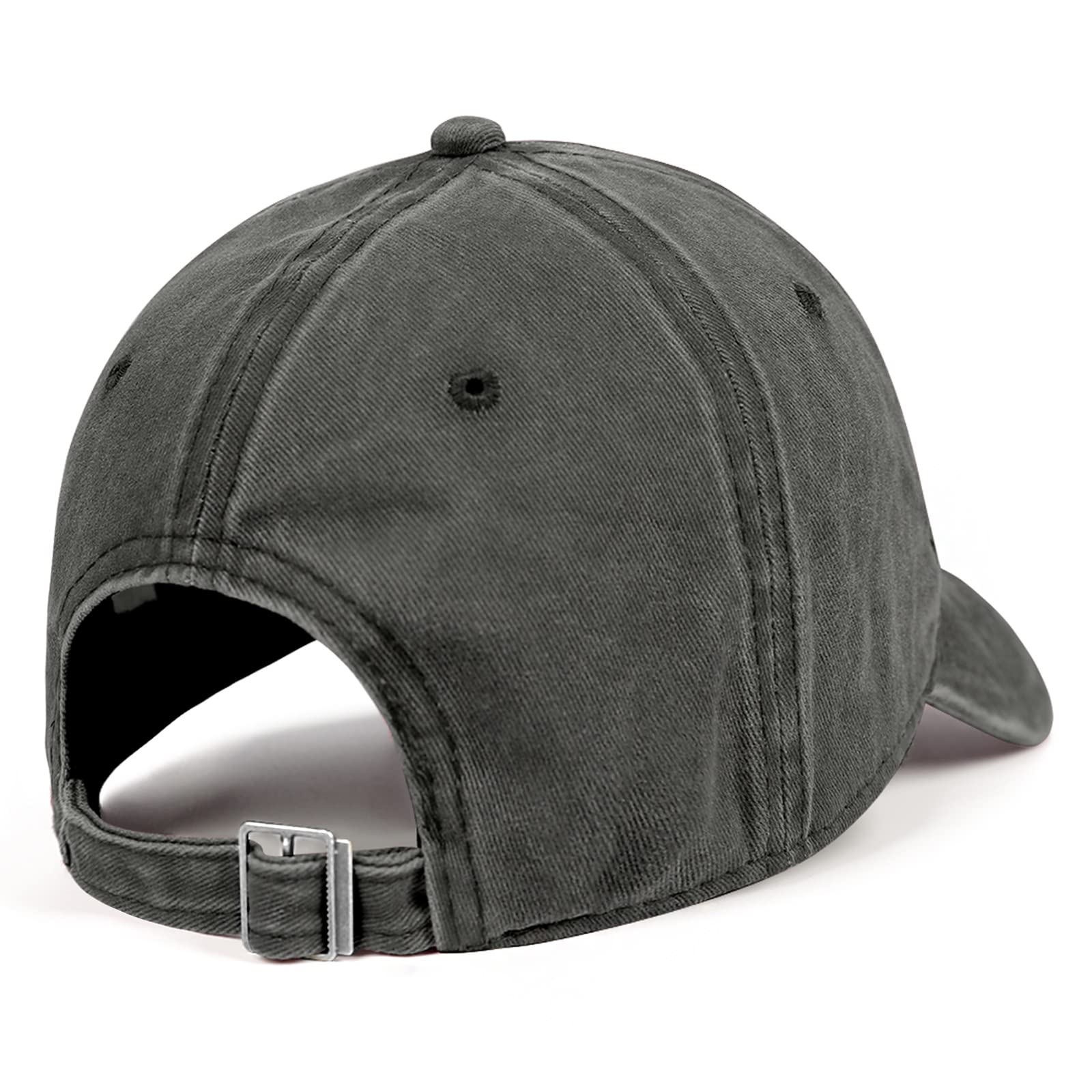 EXPLACK Shark Baseball Cap Wash Embroidered Trucker Cowboy Hat, Black, One Size