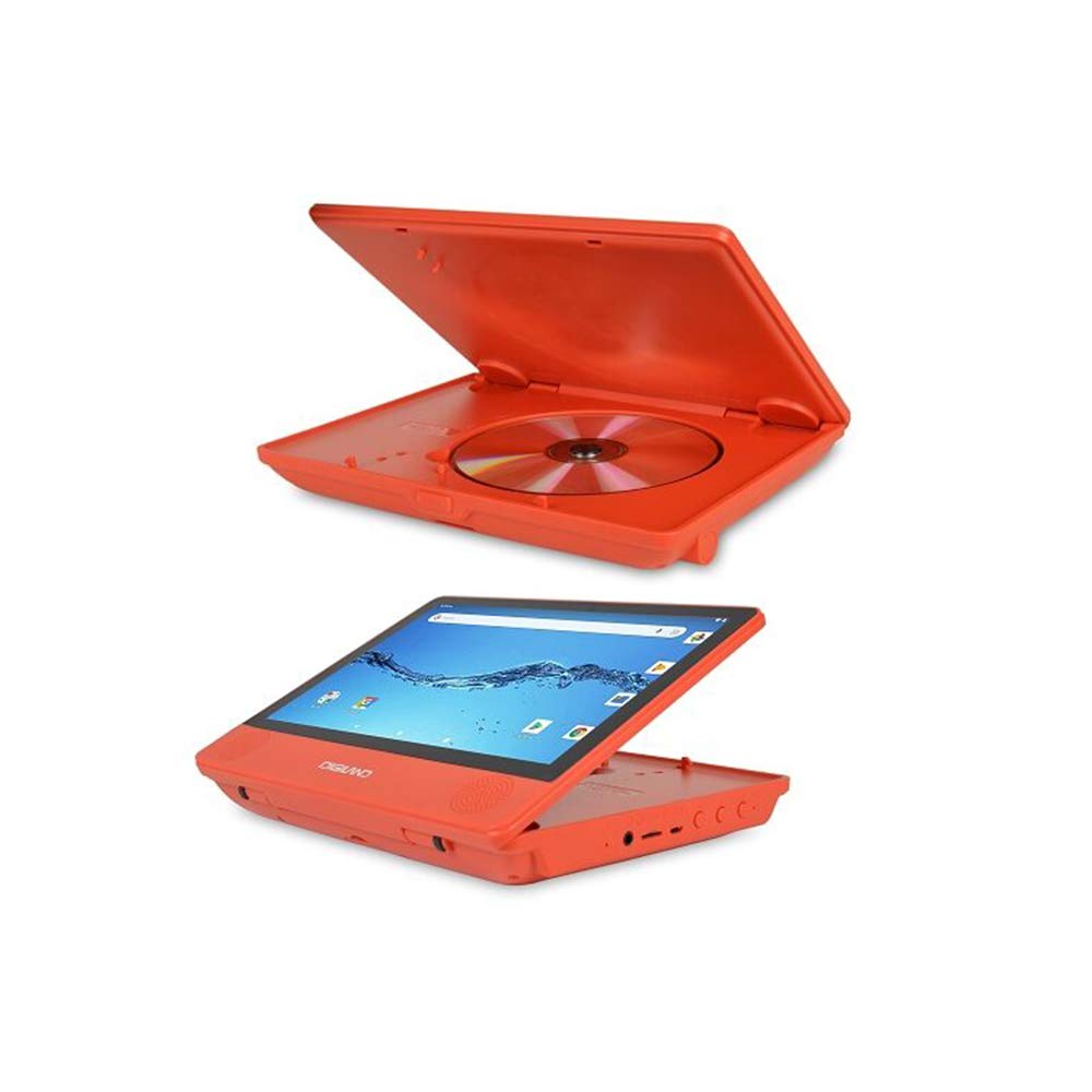 Digiland DL9003 2-in-1 Android 9.0 Tablet DVD Player Quad Core 1.3GHz 1GB 16GB - Red