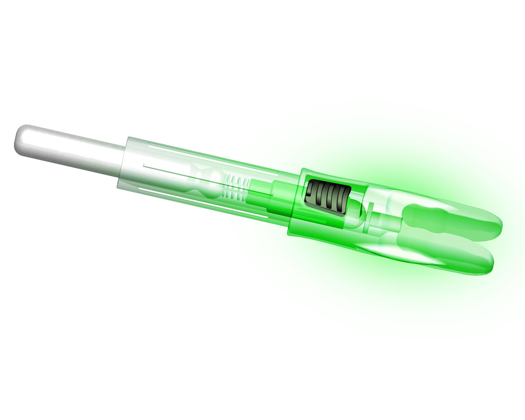 G X H S GT Lighted Nocks for Arrows with .165 .204 .233 .244 .246 Light up Knocks Archery illuminocks Compound Bow LED Arrow Nocks for Hunting Shooting 6-Pack (Red, M/0.300")