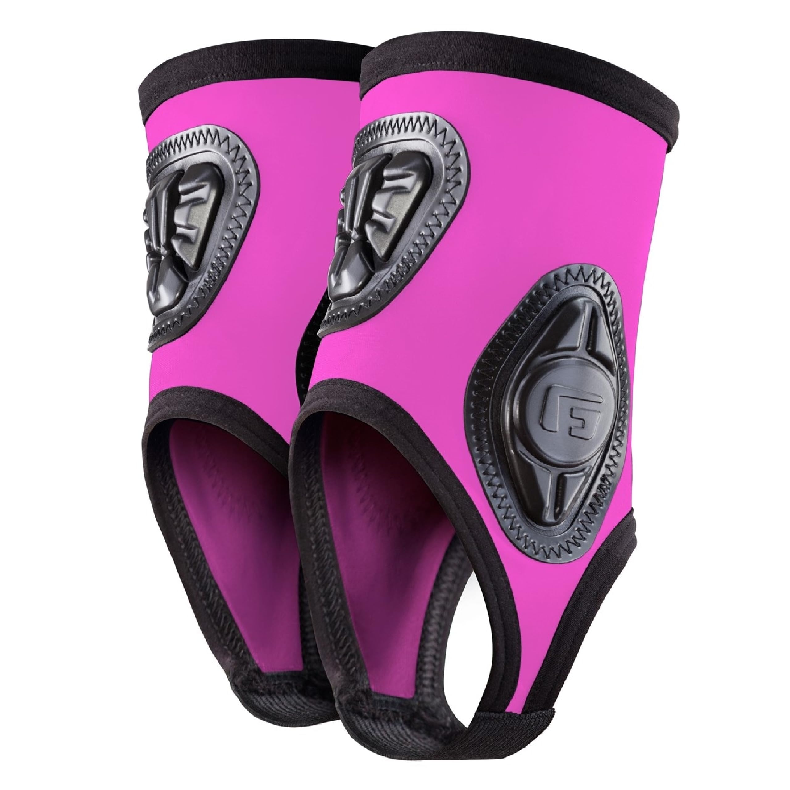 G-Form Pro-X Ankle Guard - Flexible Ankle Guards for Athletes - Biker & Soccer Ankle Protective Gear - Unisex Ankle Pads for Protection & Support - Black, Youth One Size