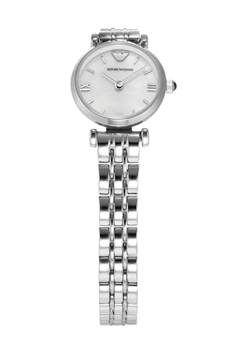 Emporio Armani Women's Silver Tone Stainless Steel Bracelet Watch (Model: AR1763)