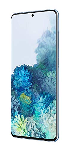 Samsung Galaxy S20+ 5G Factory Unlocked New Android Cell Phone US Version | 128GB of Storage | Fingerprint ID and Facial Recognition | Long-Lasting Battery | Cloud Blue