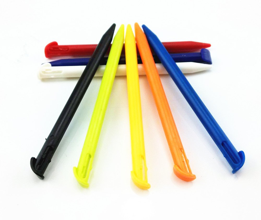 yueton Pack of 8 Colorful Plastic Replacement Stylus Touch Screen Pen Set, Compatible with Nintendo New 3DS XL, 3DS LL