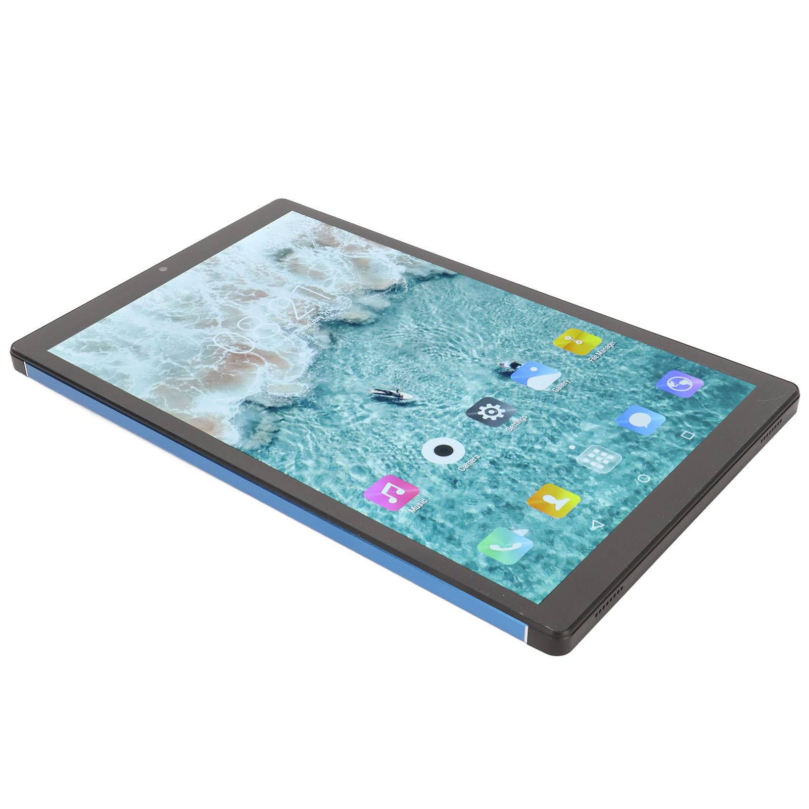 Dpofirs TAB910 Tablet 10.1Inch, 4GB RAM 64GB ROM 3G Calling Tablet for Android, 2K FHD Display WiFi Tablet with Dual SIM Card Slot, Dual Camera, Blue (US Plug)