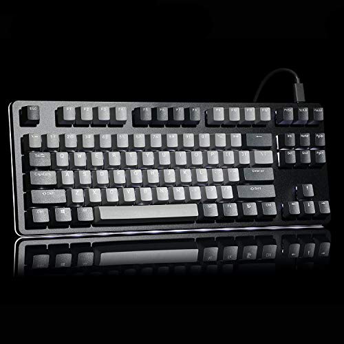 DROP CTRL Mechanical Keyboard — Tenkeyless TKL (87 Key) Gaming Keyboard, Hot-Swap Switches, Programmable Macros, RGB LED Backlighting, USB-C, Doubleshot PBT, Aluminum Frame (Kaihua White Box, Black)