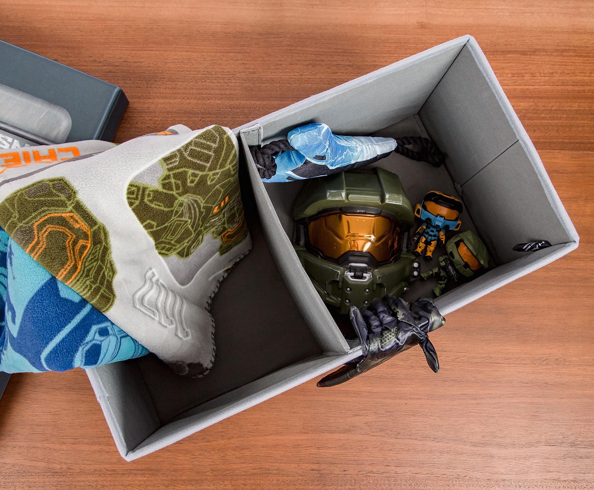 Halo UNSC Footlocker Foldable Storage Bin | 24 x 12 Inches