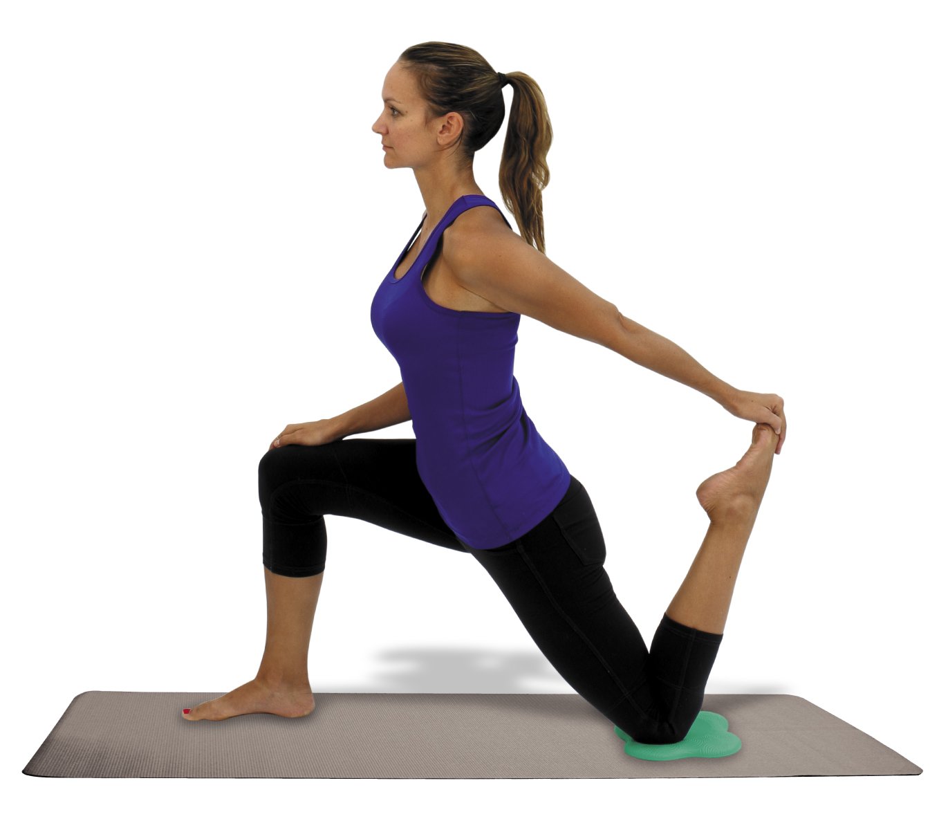 Empower Yoga Knee Pad for Improved Support, Strength and Stability, Thick Yoga Mat Pad for Elbows, Headstands, Planks, Pilates, High Density Foam Fitness Pad