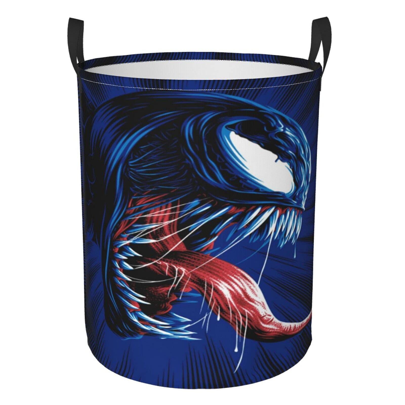 V-Enom Circular Hamper Dirty Clothes Handles Basket For Storage Organizer Storage Bin,Kids Room,Home Organizer,Nursery Storage,Baby Hamper,Durable With Printing