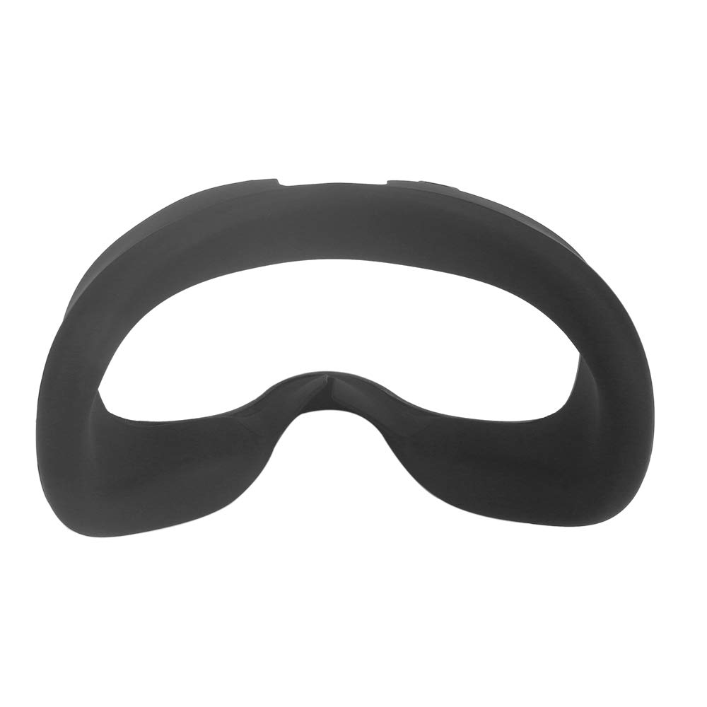 Esimen VR Protection Case for Oculus Quest (NO FIT Quest 2) Shell Cap Premium Silicone Protective Accessories Anti-Throw Sweatproof Lightproof (Cap+Mask, Black)