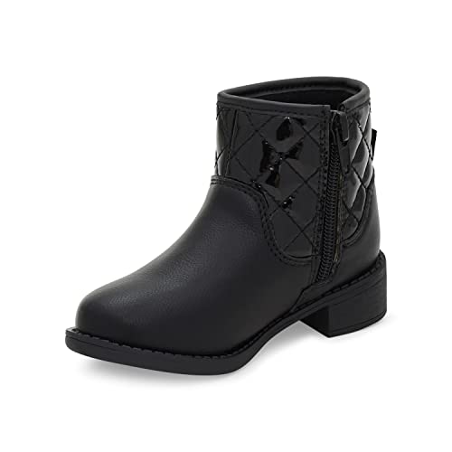 OshKosh B'Gosh Girls Loure Fashion Boot, Black, 11 Little Kid