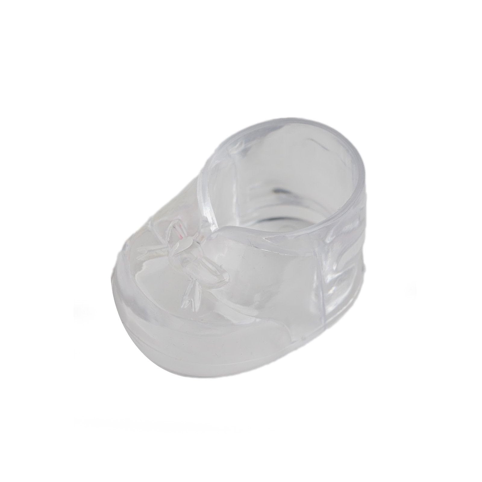 Efavormart 12 Pack Clear Fillable Baby Booties Shower Party Favor Gift