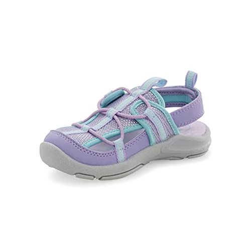 OshKosh B'Gosh Girls Blavo Sandal, Purple, 8 Toddler