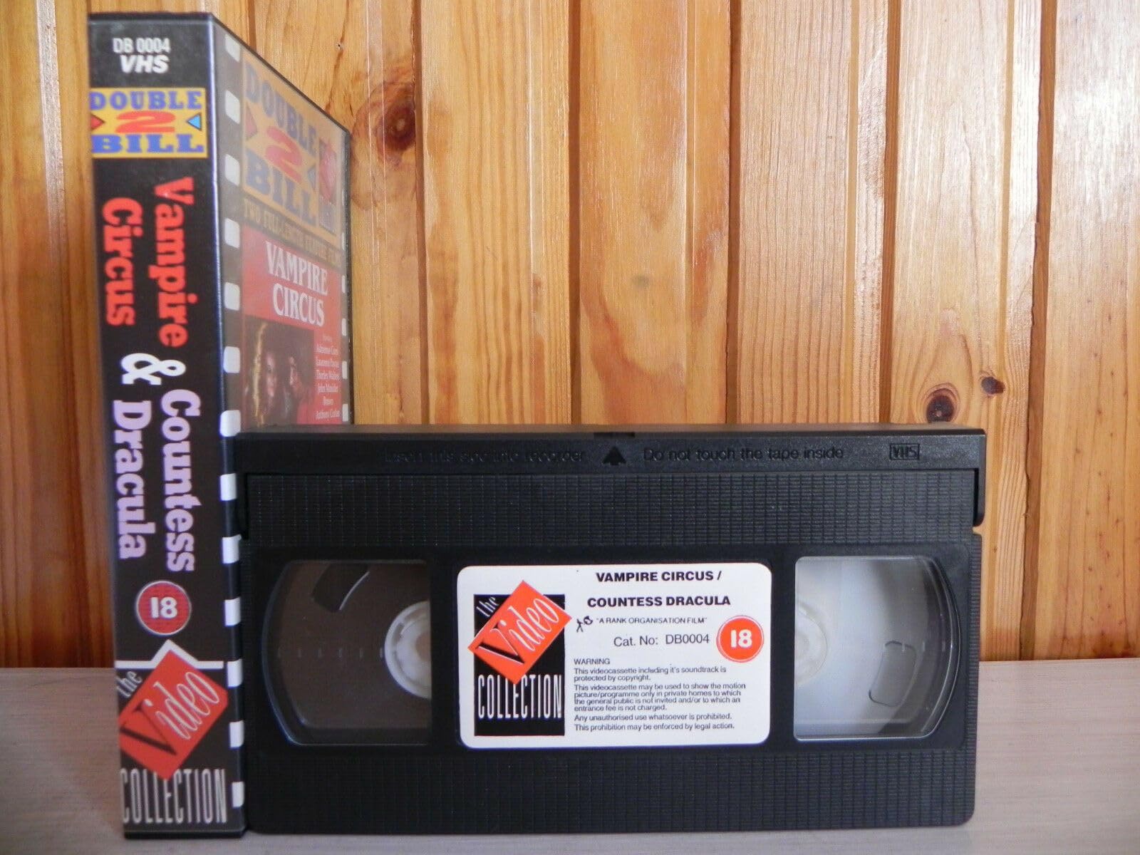 Vampire Circus - Countess Dracula - Double 2 Bill - Cert (18) - Pal VHS