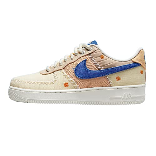 Nike Womens Air Force 1 Low WMNS DV2223 100 Los Angeles Flea - Size 11.5W Sail/Blue