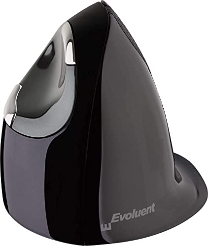 Evoluent VMDMW VerticalMouse D Medium Right Hand Ergonomic Mouse with Wireless USB Receiver. The Original VerticalMouse Brand Since 2002