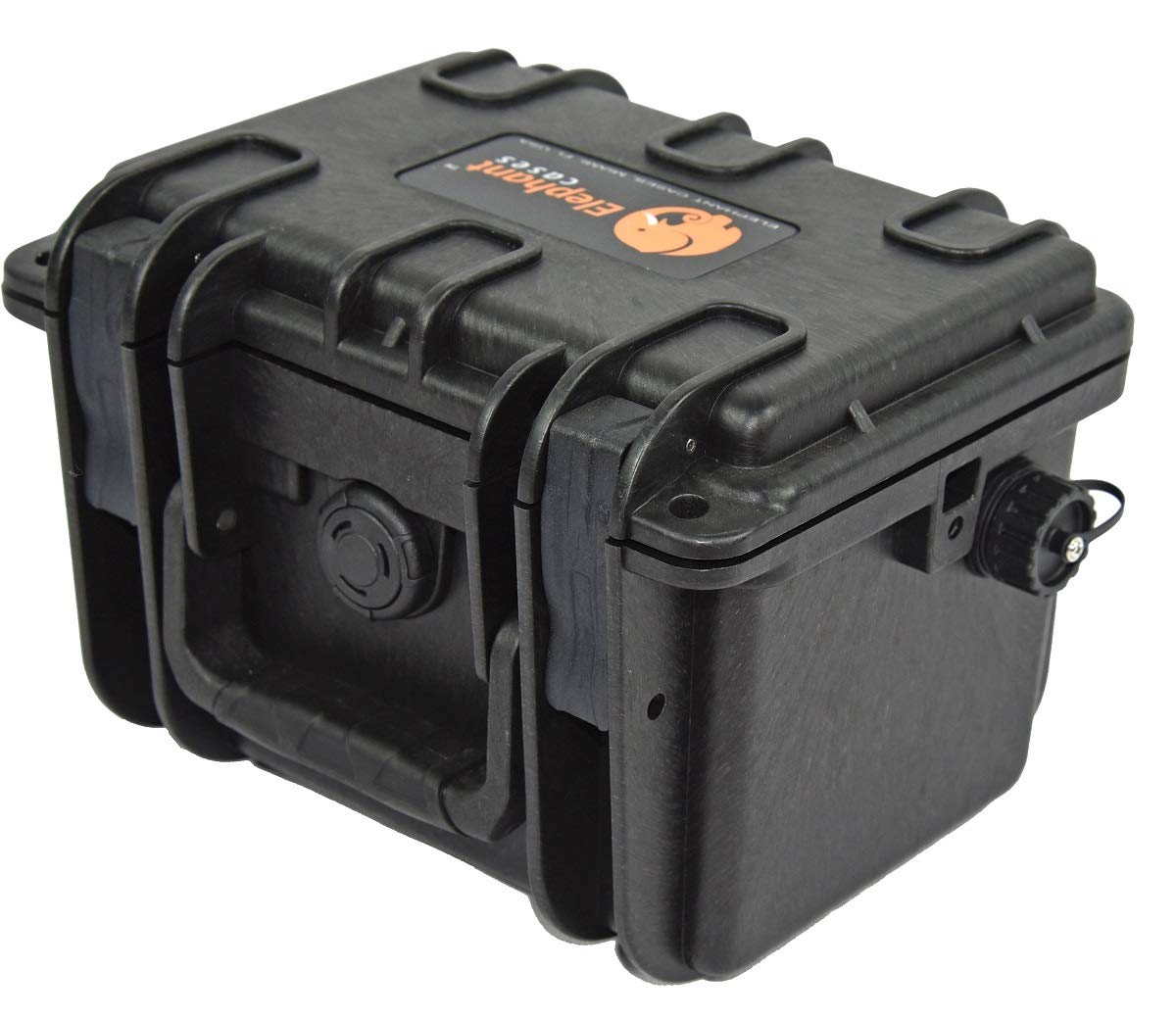 Elephant B100S2 Kayak Battery Box Waterproof Battery Enclosure for Powering GPS, Fish Finders, Led Lights, Aerator Pump (2 pin Single)