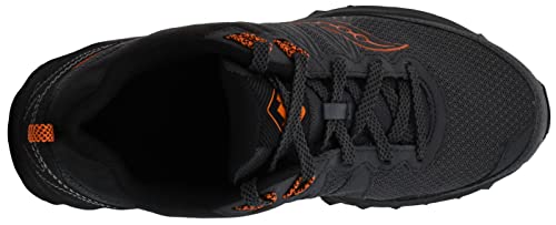 Saucony Men's Excursion TR14 Running Shoe, Black/Orange, 11 W